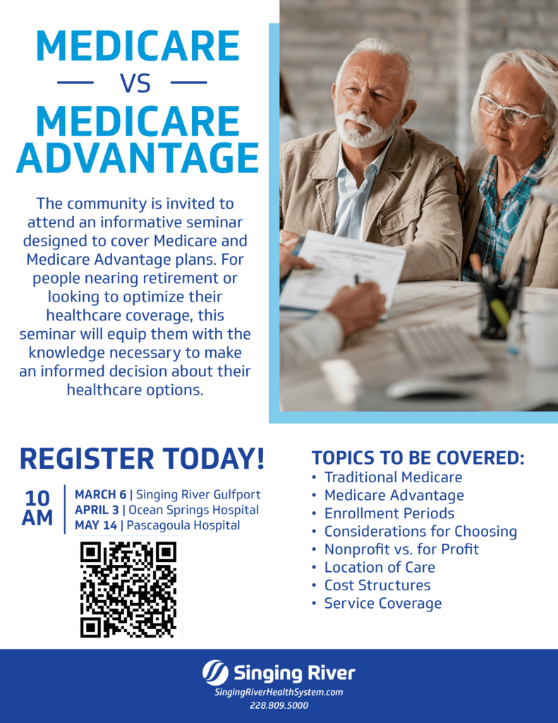 Medicare Options Seminars Hosted by Singing River | Singing River ...
