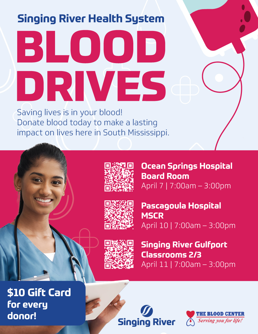 Blood Drives - Mississippi Gulf Coast | Singing River Health System